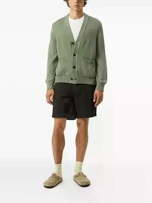 CORRIDOR Acid-wash Cotton Cardigan