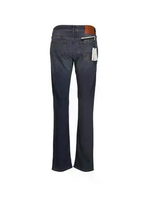 Jacob Cohen Faded Straight-leg Jeans