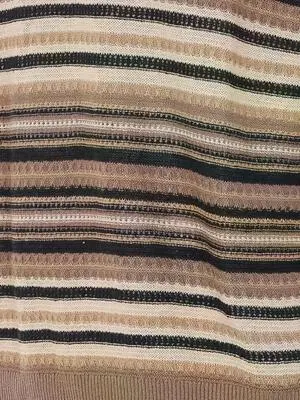 Nn07 Noam Striped Polo Shirt - Brown