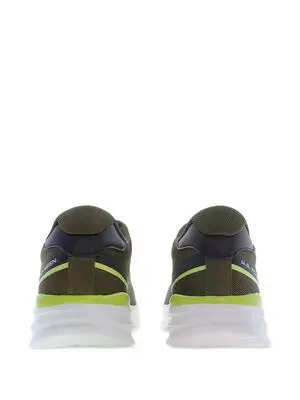 U.s. Polo Assn. Logo-patch Lace-up Sneakers - Green