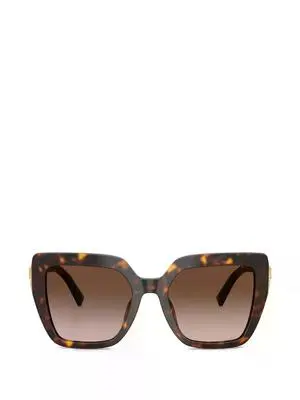 Dolce & Gabbana Tortoiseshell Square Frame Sunglasses - Brown