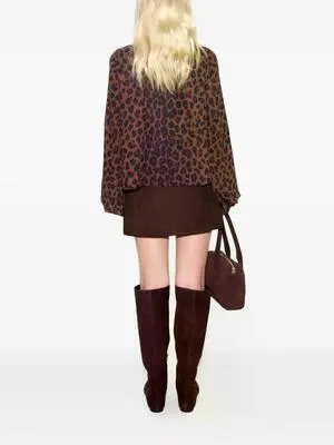 SIMONMILLER Joplin Leopard-print Top