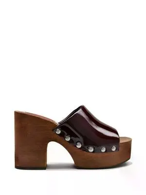 SIMONMILLER Sol Wood Heeled Sandals
