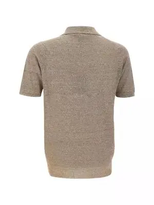 FILIPPO DE LAURENTIIS Mélange Polo Shirt
