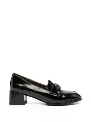 LINDA BAUMANN Logo-plaque Pumps