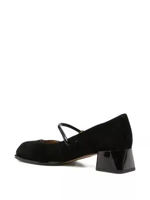 LINDA BAUMANN Button-embellished Pumps