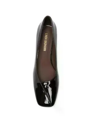 LINDA BAUMANN Square-toe Pumps - Brown