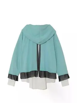 Undercover Layered Ruffled Hoodie