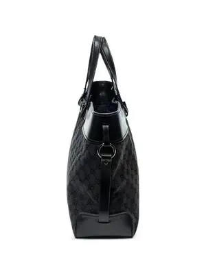 Gucci Gg-motif Buckled Tote Bag