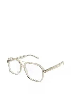 Saint Laurent Geometric Frame Glasses