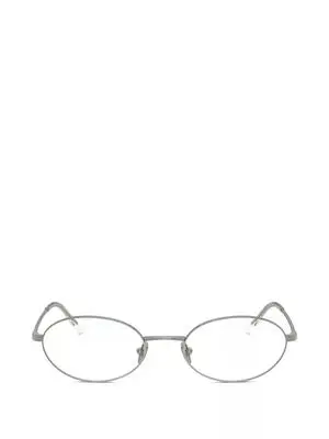 Giorgio Armani Oval-frame Eyeglasses - Grey