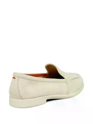 Santoni Grain-texture Loafers