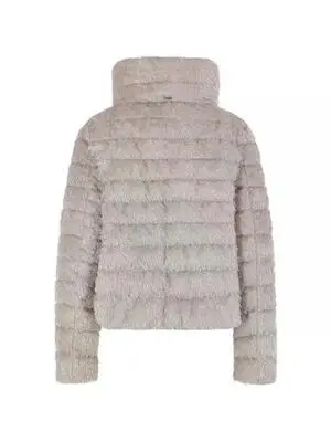 Herno Quilted Faux-fur Jacket