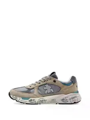 Premiata Mase 25 Logo-patch Panelled Sneakers - Neutrals
