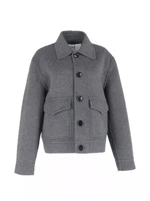 AMI Paris Boxy Fit Double-face Jacket