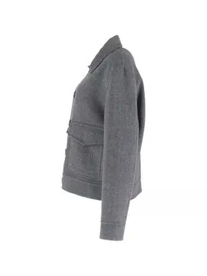 AMI Paris Boxy Fit Double-face Jacket