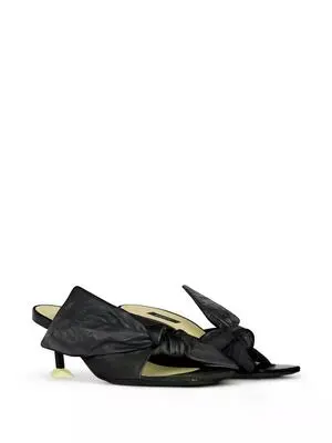 Givenchy Boudoir Knot-detail Square-toe Sandals