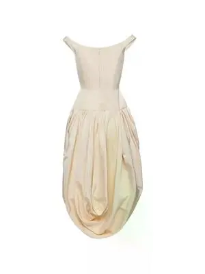 Magda Butrym Off-shoulder Bubble-skirt Draped Dress