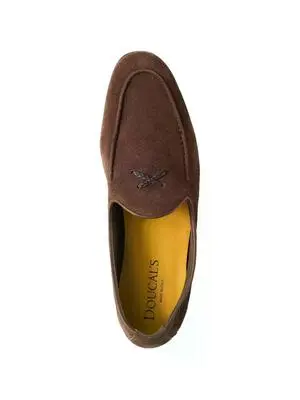 DOUCAL'S Braided Lacing Loafers