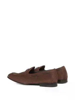 DOUCAL'S Braided Lacing Loafers