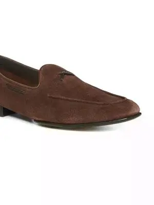 DOUCAL'S Braided Lacing Loafers