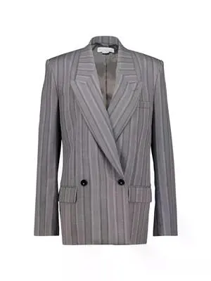 Stella McCartney Pinstripe Waisted-fit Jacket