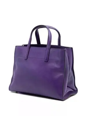 Prada Saffiano Soft Triple Pocket Tote Satchel