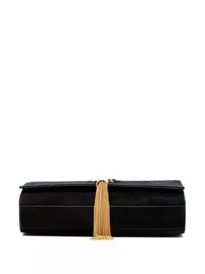 Saint Laurent 2016 Medium Suede Monogram Kate Tassel Crossbody Bag