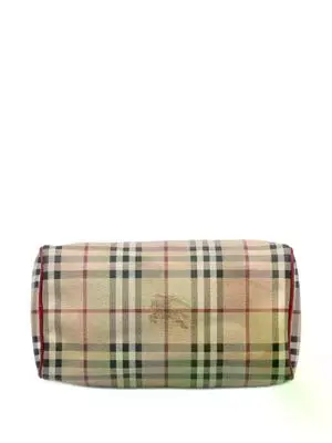 Burberry Haymarket Check Boston Bag