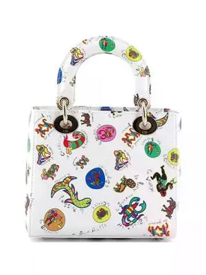 Dior My Abcdior Lady Small Printed Leather Satchel