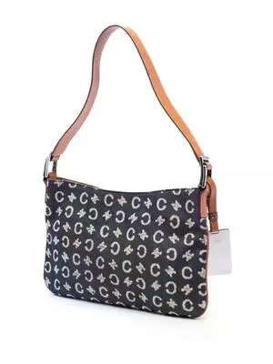 Celine 20th Century Macadam Denim Shoulder Bag