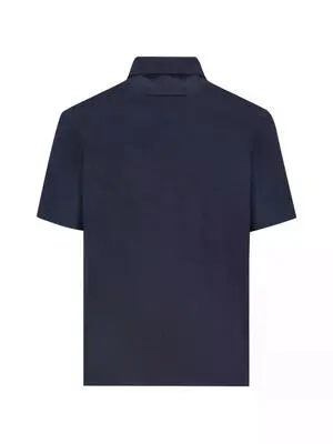 Zegna Short-sleeve Piqué Polo Shirt - Blue