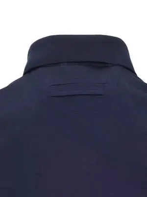 Zegna Short-sleeve Piqué Polo Shirt - Blue