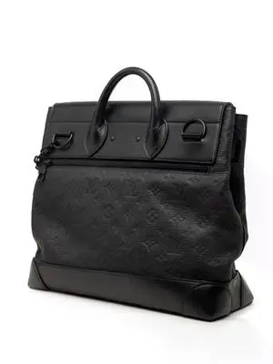 LOUIS VUITTON Monogram Eclipse Steamer Pm Satchel 2020