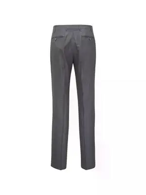 Canali Notched Lapels Check Suit - Grey