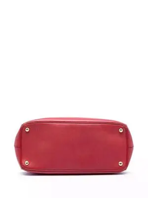 Prada 2000-2010 Medium Saffiano Lux Galleria Double Zip Satchel