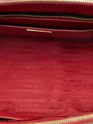 Prada 2000-2010 Medium Saffiano Lux Galleria Double Zip Satchel