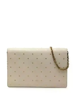 Dior 2017 Stars Printed Wallet On Chain Crossbody Bag - Neutrals