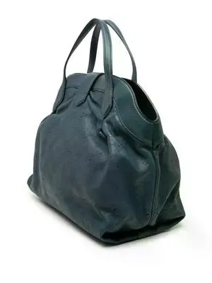 LOUIS VUITTON 2010 Monogram Mahina Cirrus Mm Tote Bag - Blue
