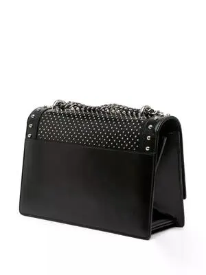 Balmain Studded Leather Shoulder Bag
