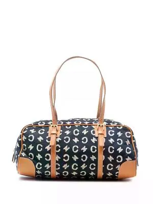 Celine 2000 Macadam Denim Shoulder Bag