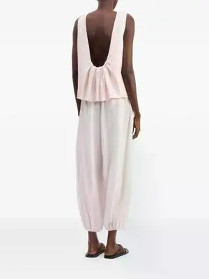 Loulou De Saison Gem Draped Sleeveless Top