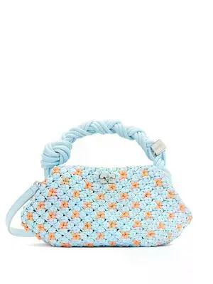 GANNI Mini Bou Braided Tote Bag