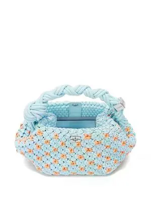 GANNI Mini Bou Braided Tote Bag