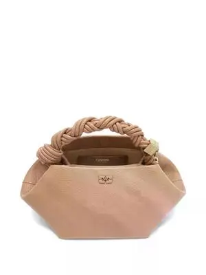 GANNI Small Bou Tote Bag - Brown