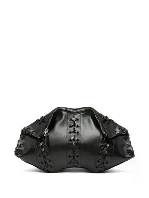 Alexander McQueen Manta Clutch - Black