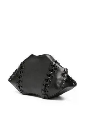 Alexander McQueen Manta Clutch - Black