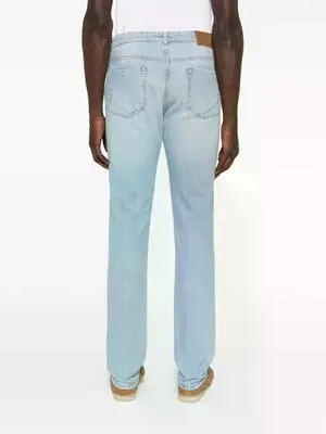 Incotex Faded-effect Five-pocket Jeans