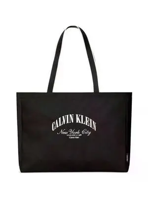 Calvin Klein Heritage Crest Tote Bag - Black
