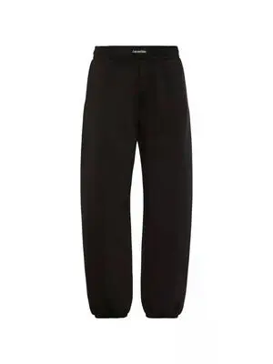 Calvin Klein Logo-patch Relaxed-fit Track Pants - Black